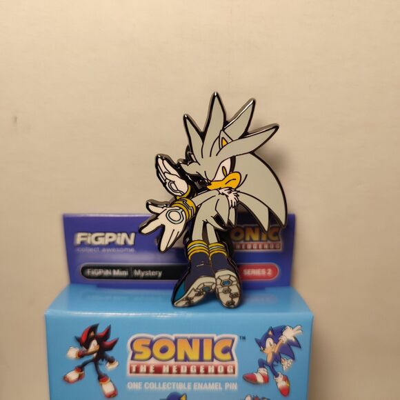 Sega | Jewelry | Sonic The Hedgehog Silver Y45 Figpin Mini Super Rare ...